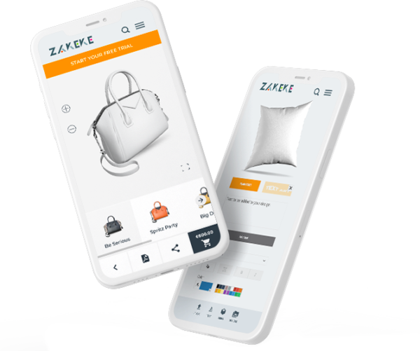 Features of the Zakeke Visual Commerce Platform | Zakeke