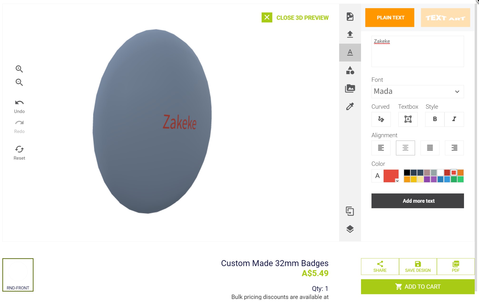 Make Badges: how Zakeke helps to save time and get satisfied customers