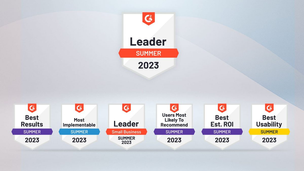 G2 Summer 2023 Reports: Zakeke named Leader and awarded 9 badges