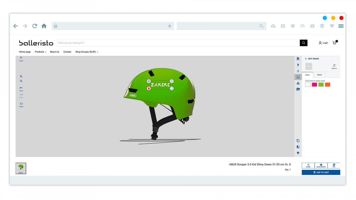 Customer Success Stories: Balleristo | Zakeke